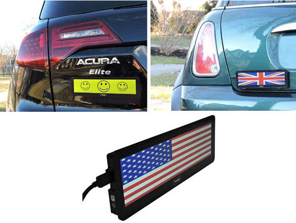 Talelight is a digital bumper sticker for your vehicle - The Gadgeteer