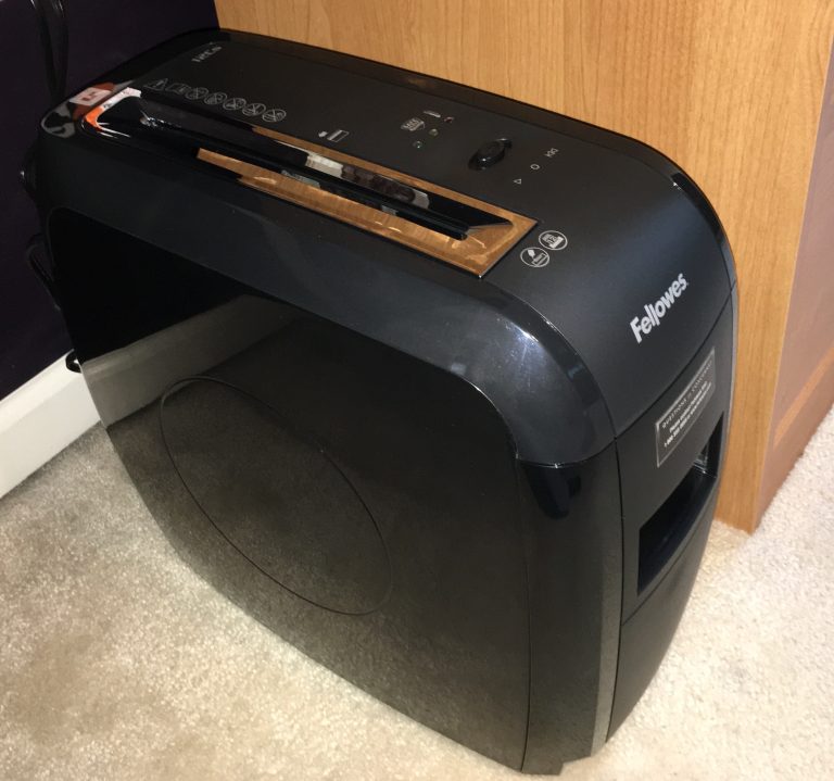 Fellowes Powershred 12Cs Cross-Cut Shredder review - The Gadgeteer