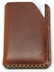 Benjamin Bott Design Chickadee English Tan ultra minimalist wallet ...