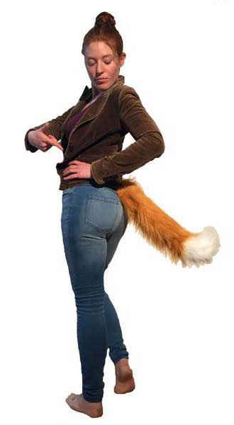 You can now buy a remote controlled wearable fox tail, because why not ...