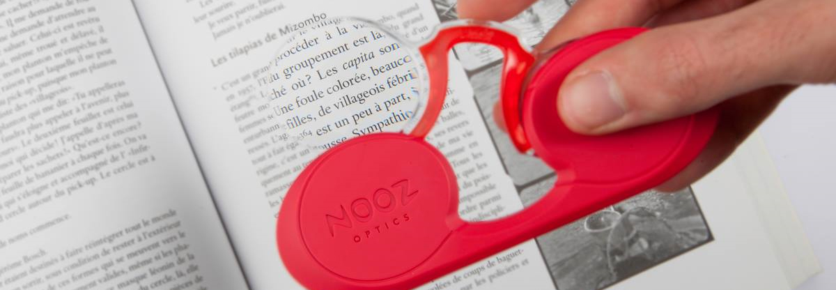 Read the news with NOOZ reading glasses - The Gadgeteer