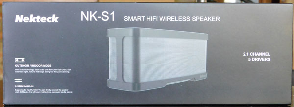 Nekteck NK-S1 Bluetooth speaker review - The Gadgeteer