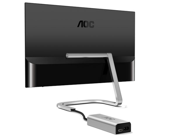 AOC's new monitors hide the cables in the base - The Gadgeteer