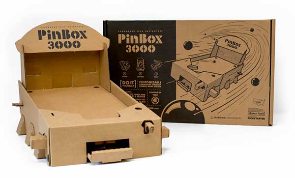 Build your own pinball machine entirely out of cardboard - The Gadgeteer