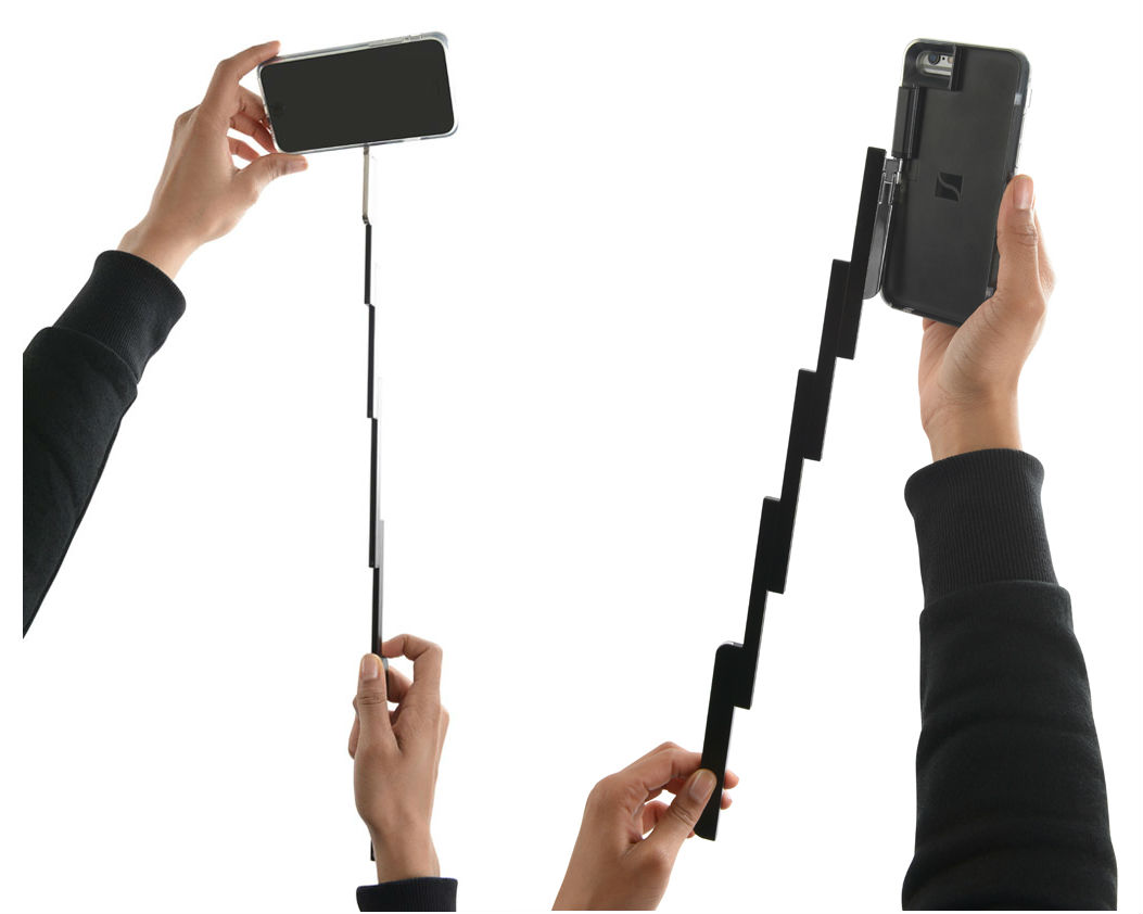 Forget about stand alone selfie sticks, this one is built into your ...