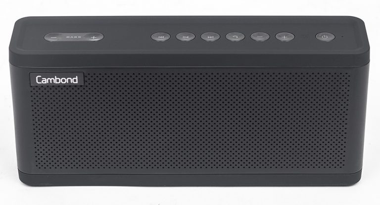 Cambond X-Bass Adjustable Bass Bluetooth speaker review - The Gadgeteer