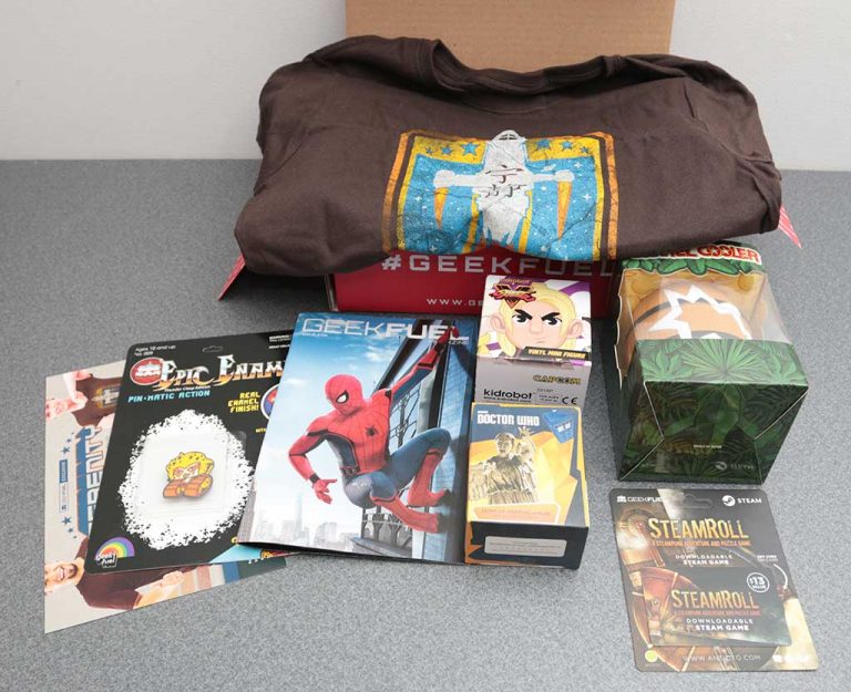 Geek Fuel monthly mystery box review - The Gadgeteer