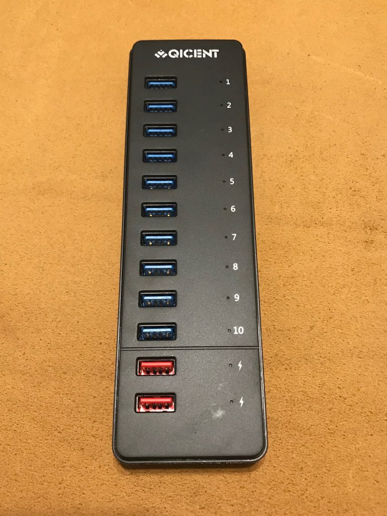 QICENT 10 Port USB Hub review - The Gadgeteer