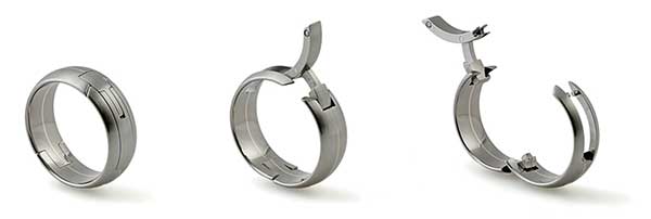 Gear lust alert: titanium wedding bands with mechanical latches - The ...