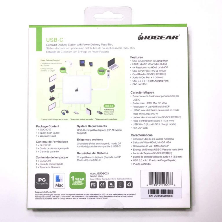 IOGEAR Compact USB-C Docking Station with PD Pass-Thru review - The ...