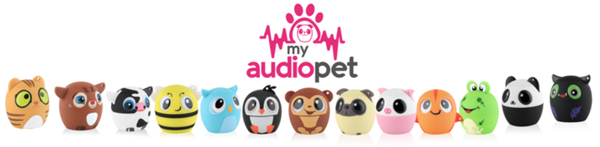 My Audio Pet Duets speakers can pair up for twice the audio punch ...