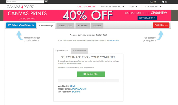 Canvas Press canvas print review - The Gadgeteer