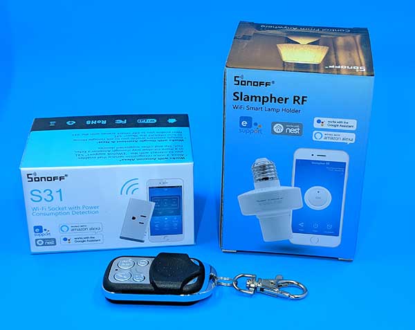 Sonoff S31 WiFi socket and Slampher RF bulb adapter review - The Gadgeteer