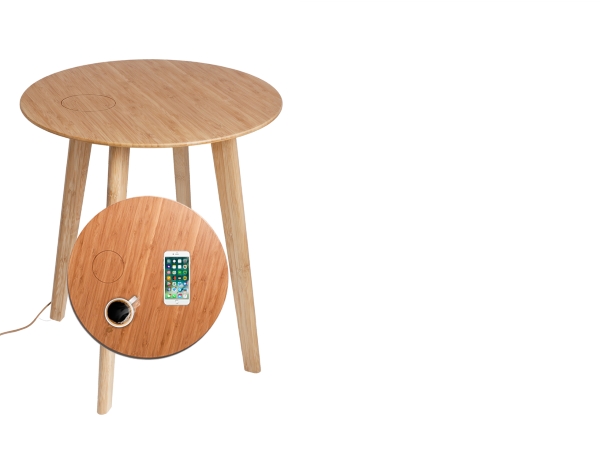 Enjoy convenient with wireless charging with the FurniQi – Bamboo Qi ...