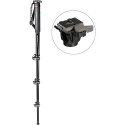 Manfrotto XPRO Over 4-Section Aluminum Monopod with 234RC Tilt Head Kit ...