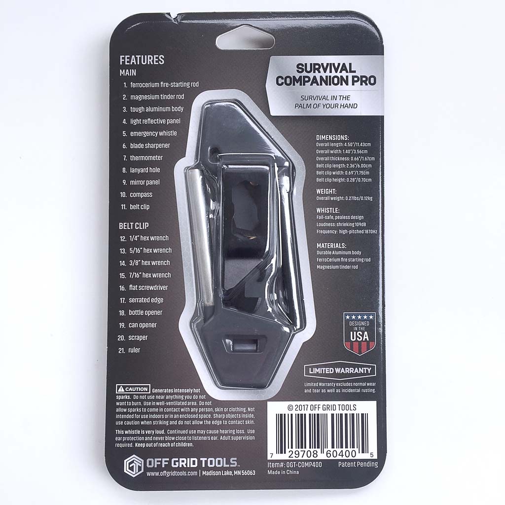 Off Grid Tools Survival Companion Pro multitool review - The Gadgeteer