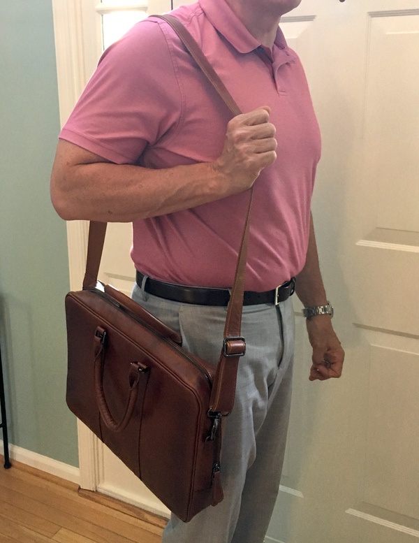 Burkley Leather Business Briefcase review - The Gadgeteer