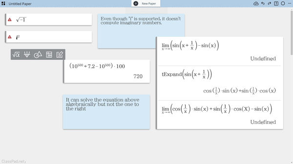 Go figure - ClassPad.net is a web based graphing calculator. - The ...