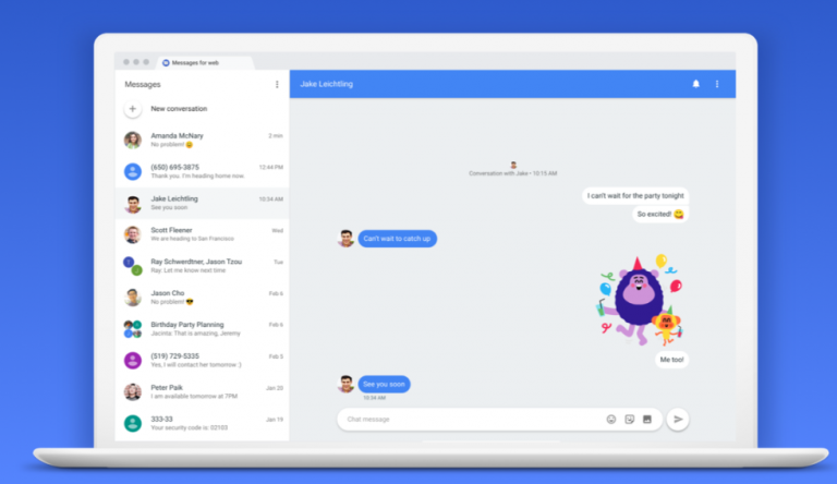 Google brings texting to your desktop with Android Messages - The Gadgeteer