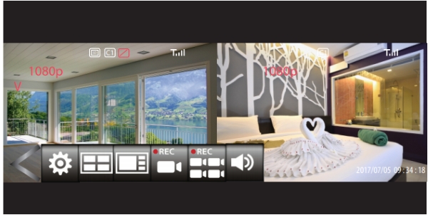 ALC Wireless AWS3377 Full HD 1080p Surveillance System with 7" Touch ...