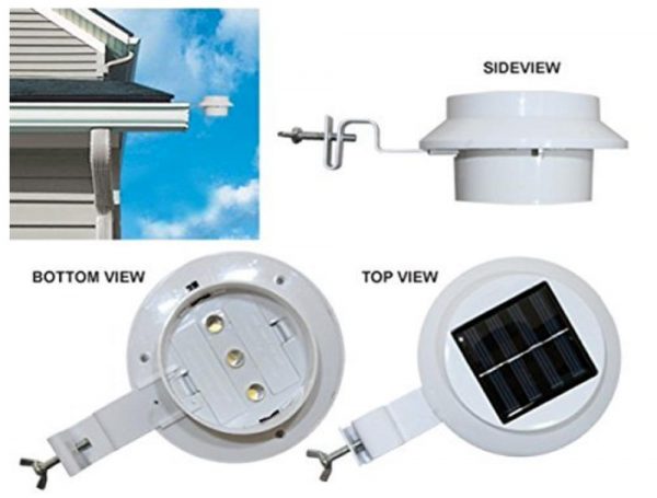 Add solar lighting to your house gutters with this set from Falove ...