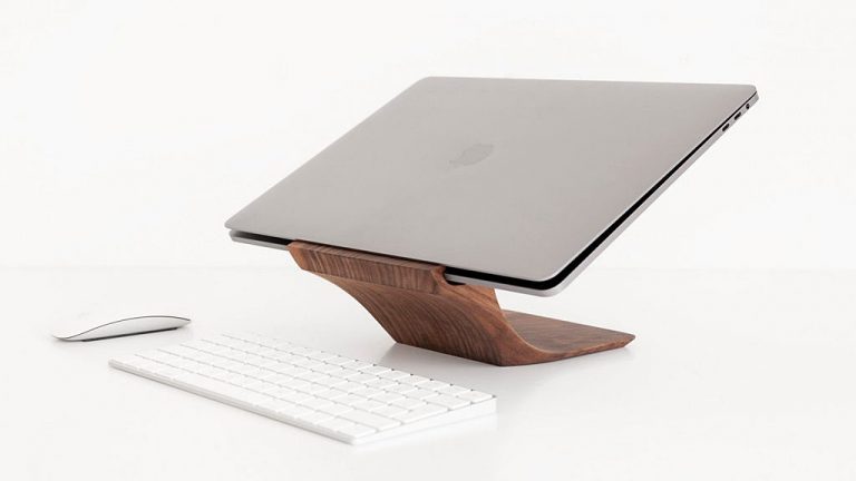 The YOHANN Wooden MacBook stand artfully elevates your laptop - The ...