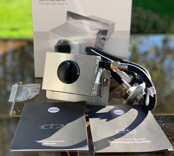 Ooni 3 portable outdoor pizza oven and Gas burner attachment review ...