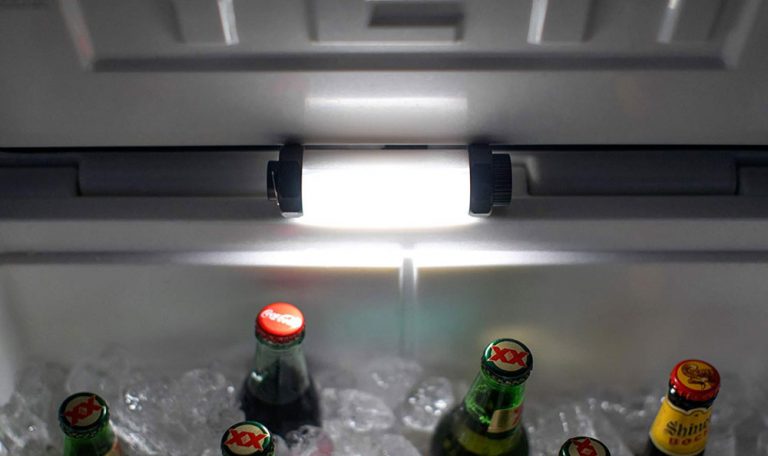 Now your cooler can have an interior light, just like your home fridge ...