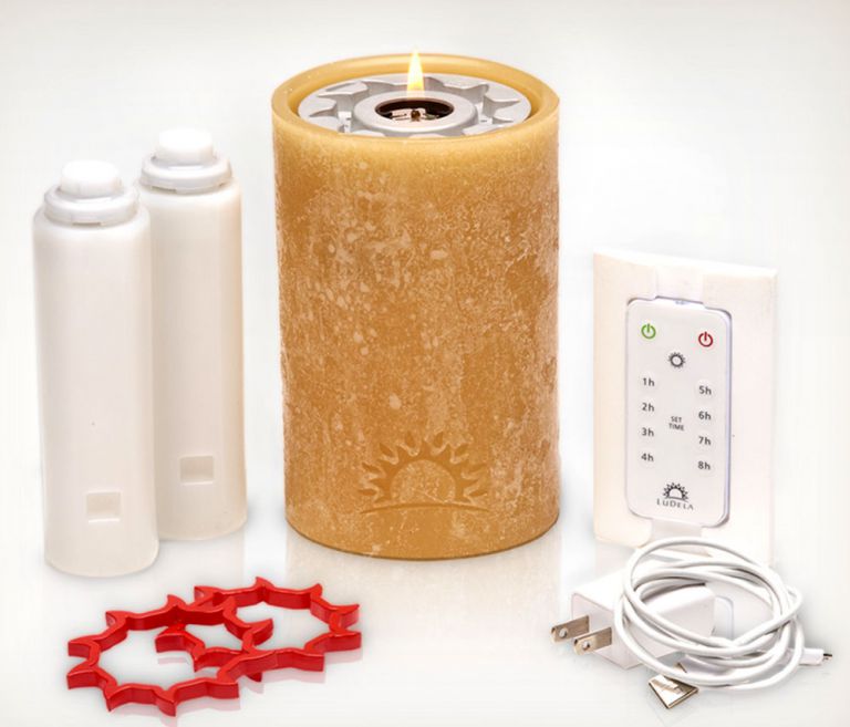 LuDela Candles Perfect Pillar Starter Set remote controlled candle ...