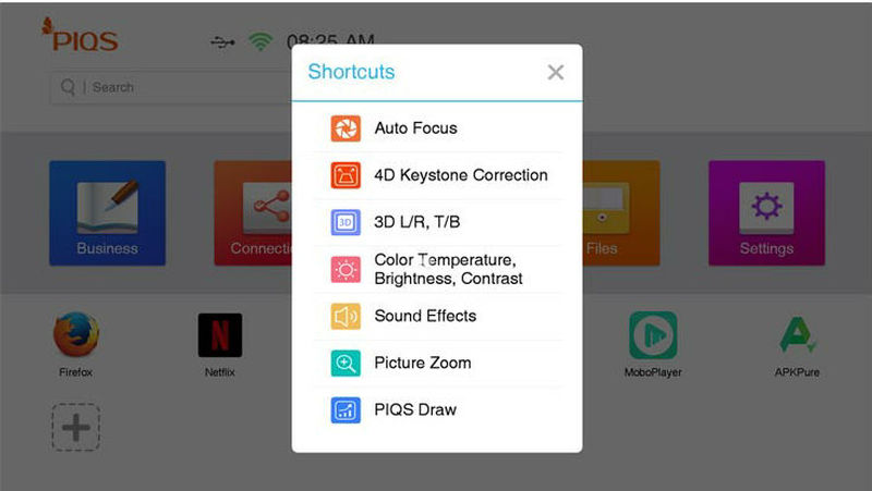 PIQS Q1 LCD projector review – The Gadgeteer