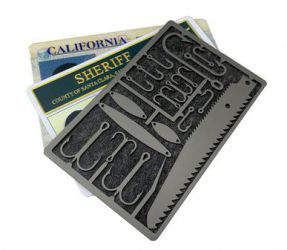 CountyComm's Survival Titanium Fishing Card is a pocket-sized fishing ...