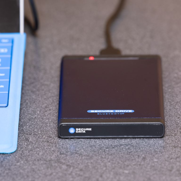 SecureDrive BT hardware encrypted external portable hard drive review ...