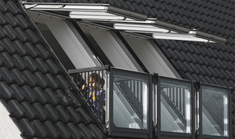 Turn your attic room into your personal balcony with the Velux Cabrio ...