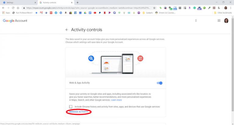 How to automatically delete Google's Web & App Activity data - The ...
