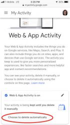 How to automatically delete Google's Web & App Activity data - The ...