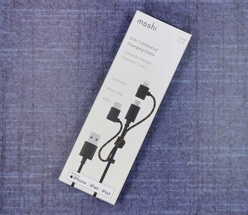 Moshi 3-in-1 universal charging cable review - The Gadgeteer