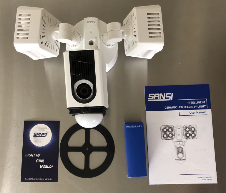 SANSI Stellar Cam Floodlight Camera review - The Gadgeteer