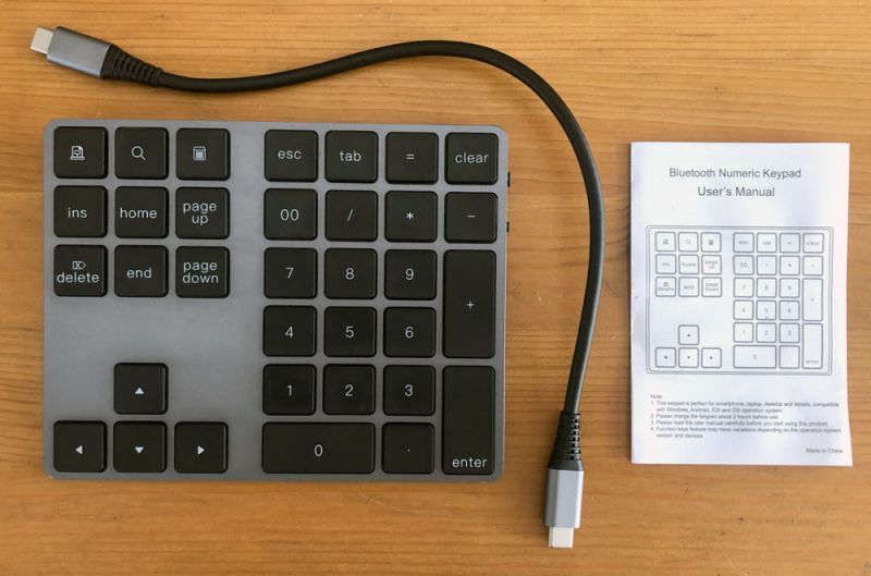Voamoko Type-C Wireless Numeric Pad with USB Hub review - The Gadgeteer