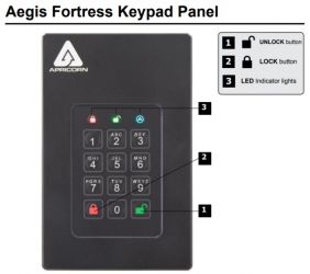 Apricorn Aegis Fortress L3 - USB 3.1 / 3.2 Portable Drive review - The ...