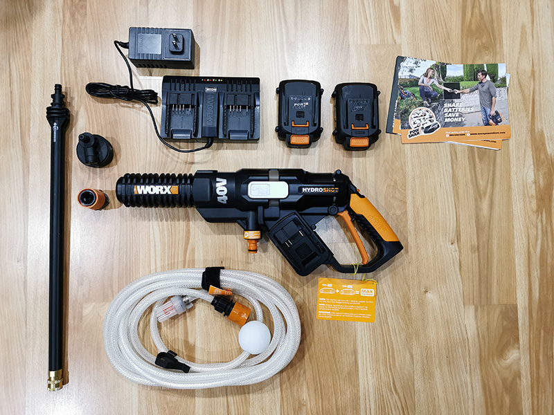 WORX 40V Hydroshot Power Share portable power cleaner review - The ...
