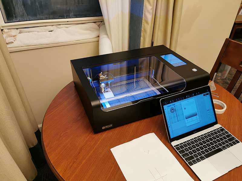 FLUX beamo CO2 laser cutter/engraver review - The Gadgeteer