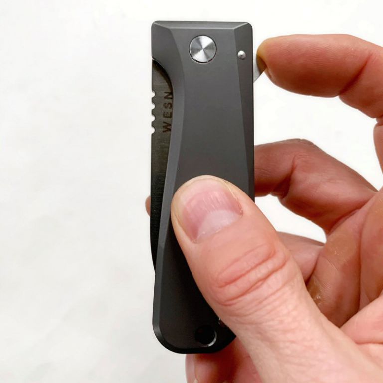 WESN Allman Titanium knife review - The Gadgeteer