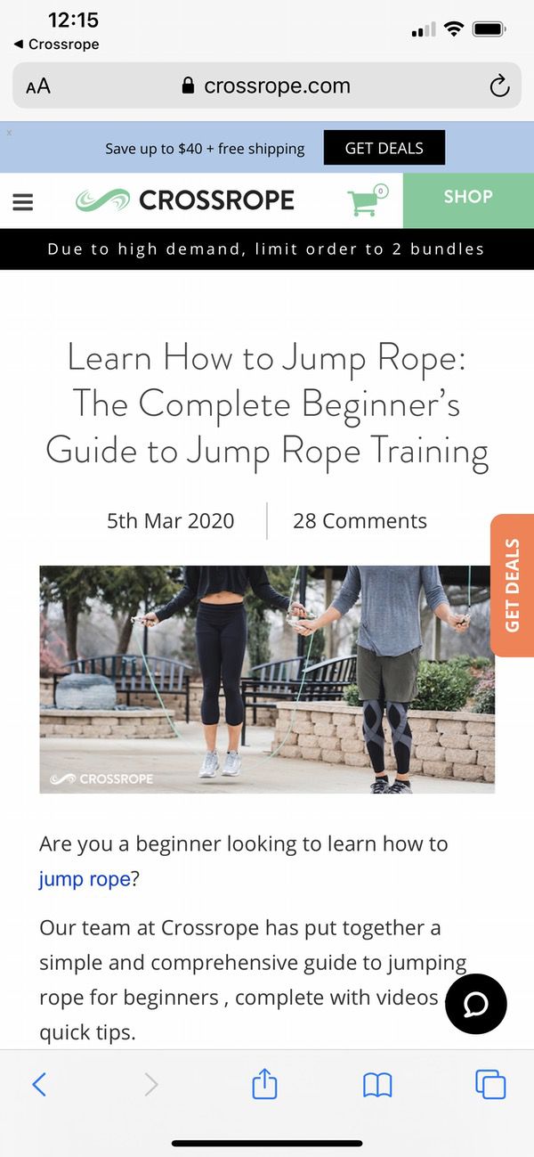 Crossrope Weighted Jump Ropes review - The Gadgeteer