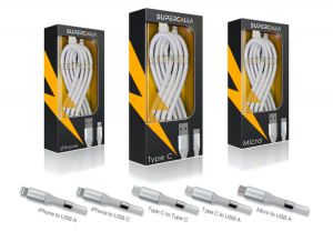 SuperCalla: a magnetic coiling data/charging cable that is also a ...