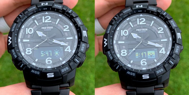 Casio PRO TREK PRTB50YT-1 Quad Sensor Bluetooth Connected Watch review ...