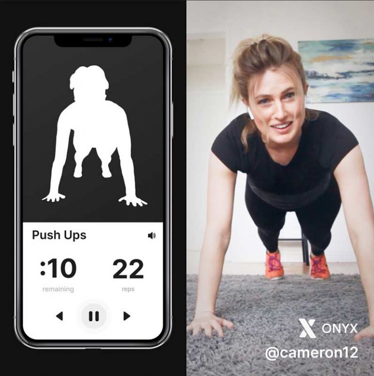 Onyx helps you workout without going to a gym or expensive equipment ...