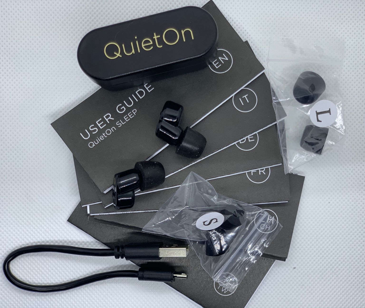 QuietOn active noise-canceling earbuds review - Cancel the snore - The ...