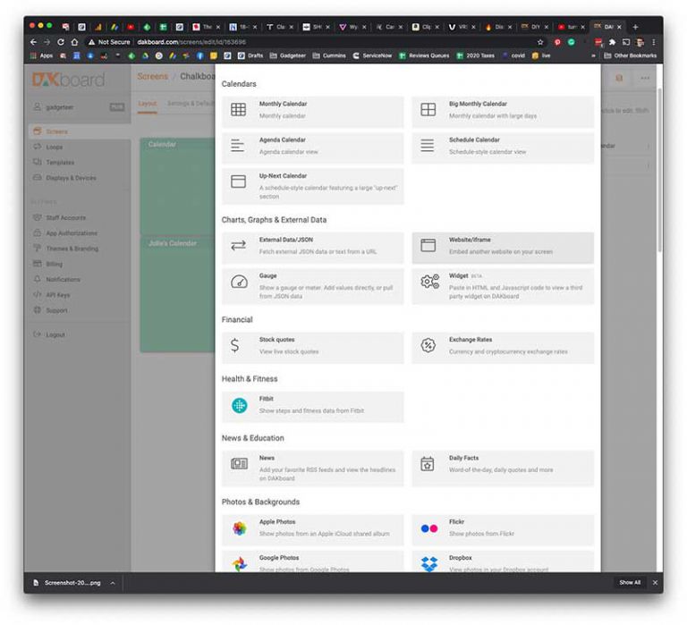 Dakboard smart display review - Build a DIY always on wall display ...