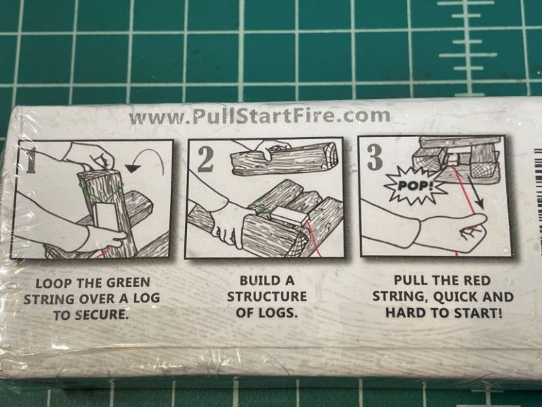Pull Start Fire Pull String Firestarter review - The Gadgeteer