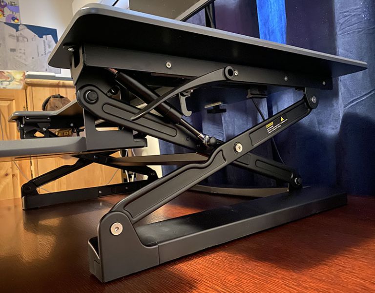 VictorTech Height Adjustable Standing Desk Converter with Keyboard Tray ...